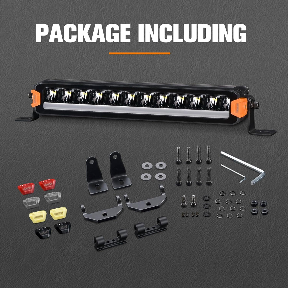 1x12 inch single row led light bar with DRL – ROCKTANK THAILAND